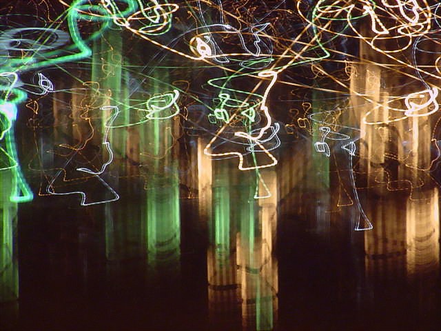 Abstract photo gallery, PAINTING WITH LIGHT. Low light and timed ...